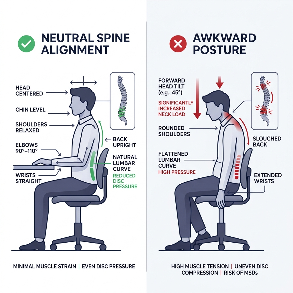 Top 5 Ergonomics Neutral Posture Tips — Physical Therapy in Brooklyn ...