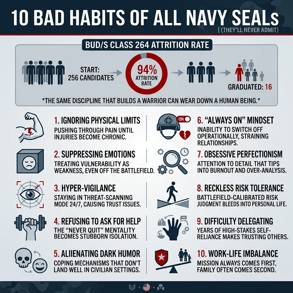 10 Bad Habits Of All Navy SEALs