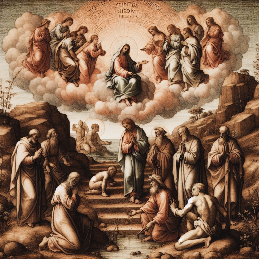 Jesus with a sword | Bible Art