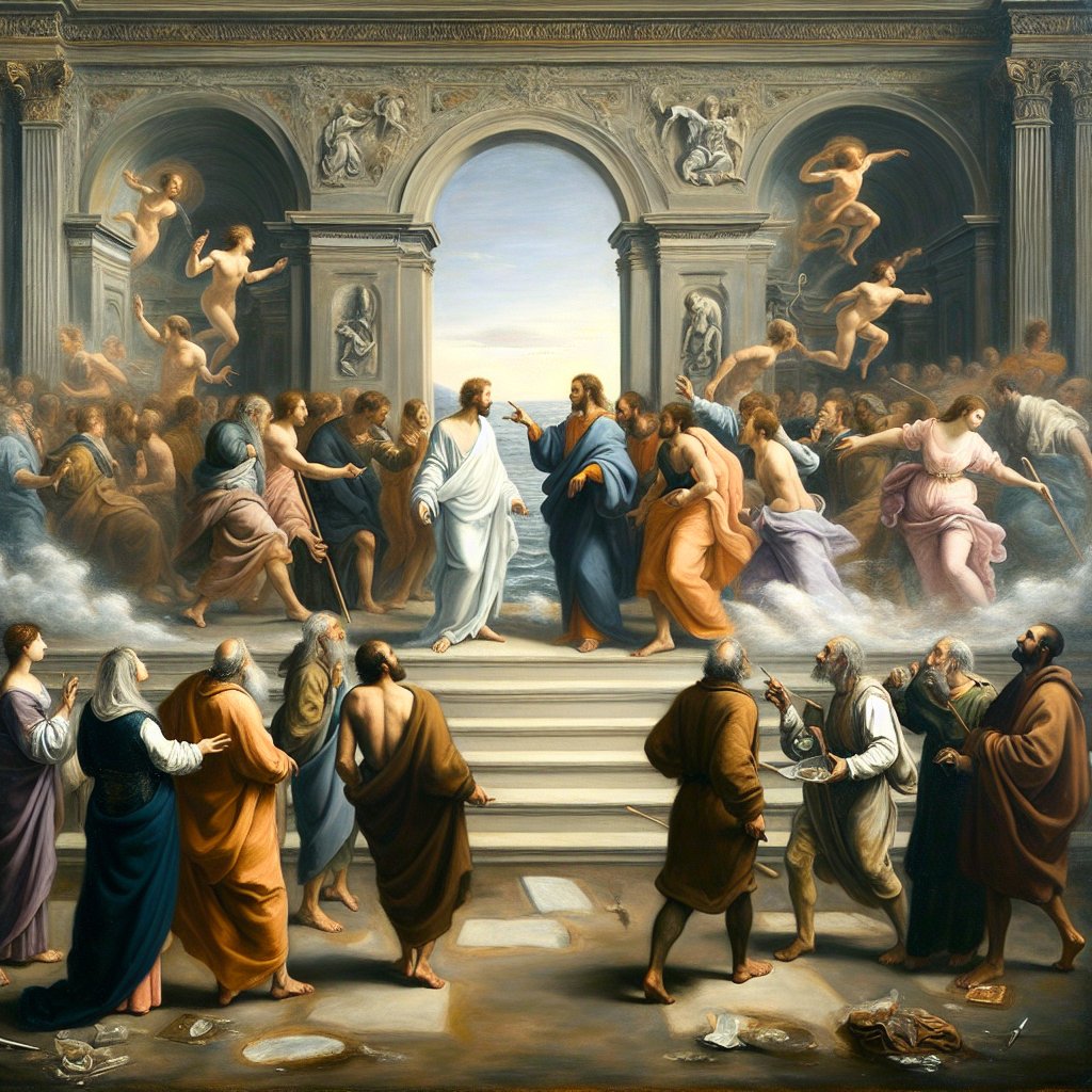 The parable of the F | Bible Art