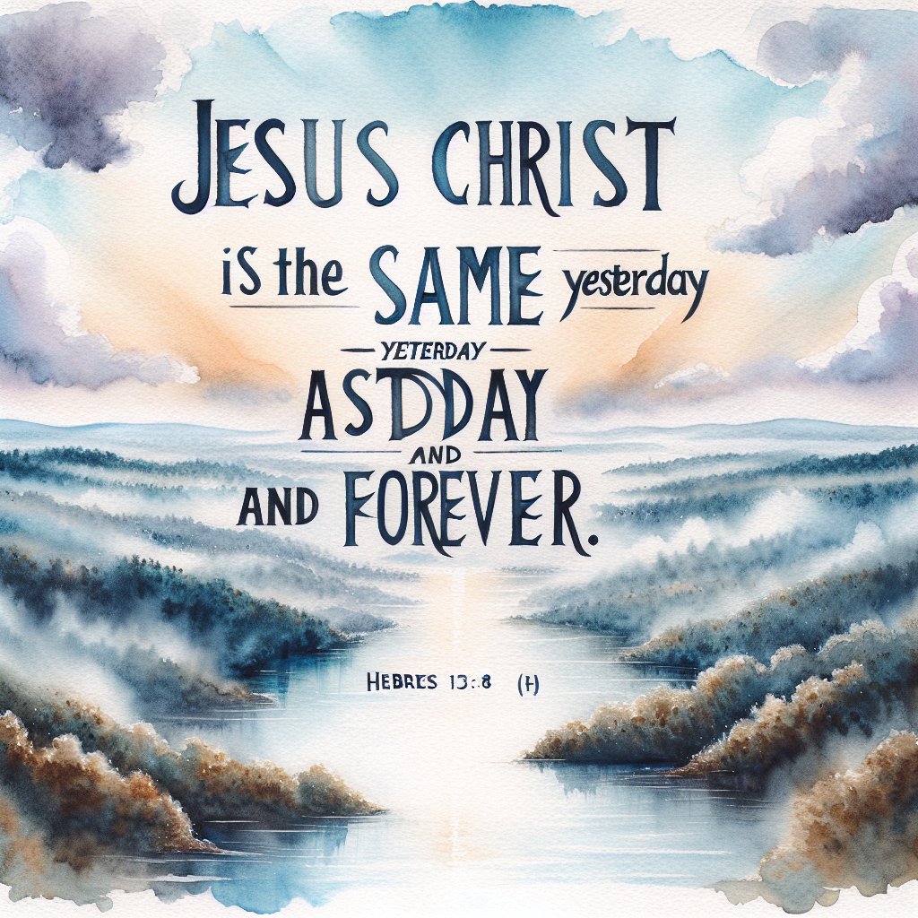 Hebrews 13:8 Artwork | Bible Art