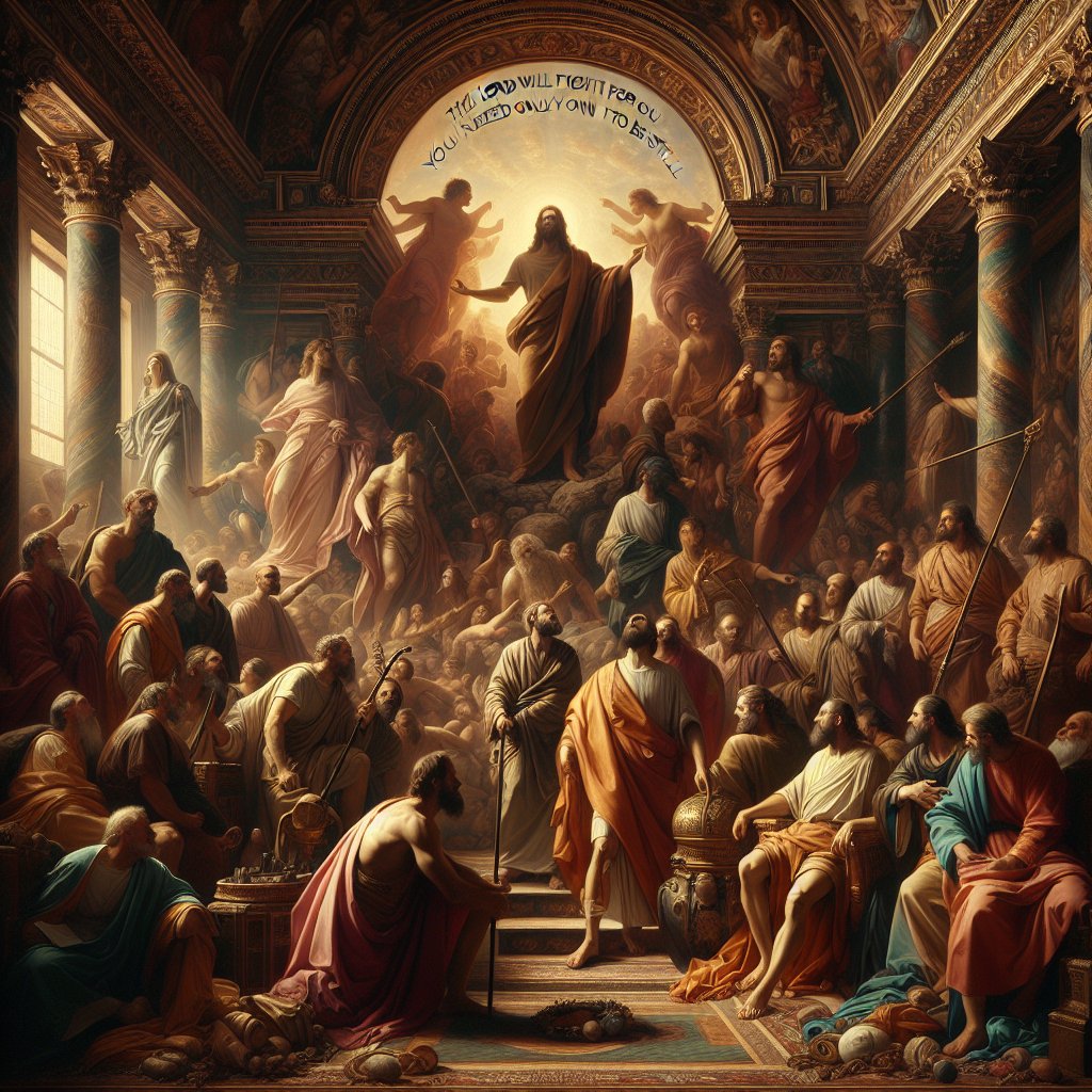 Jesus on the throne | Bible Art