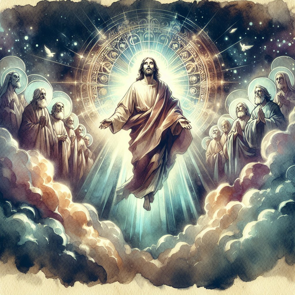 Jesus with a sword | Bible Art