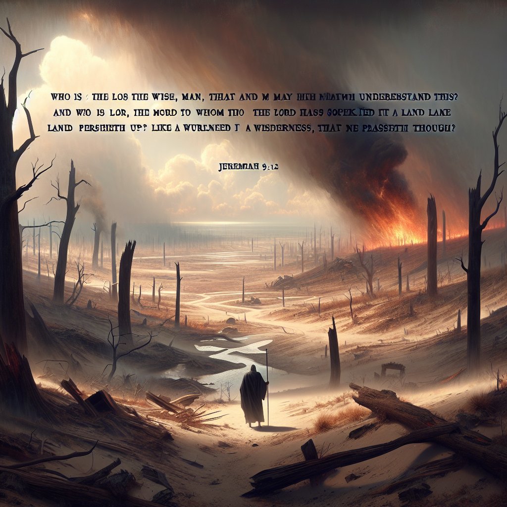 Jeremiah 9:12 Artwork | Bible Art
