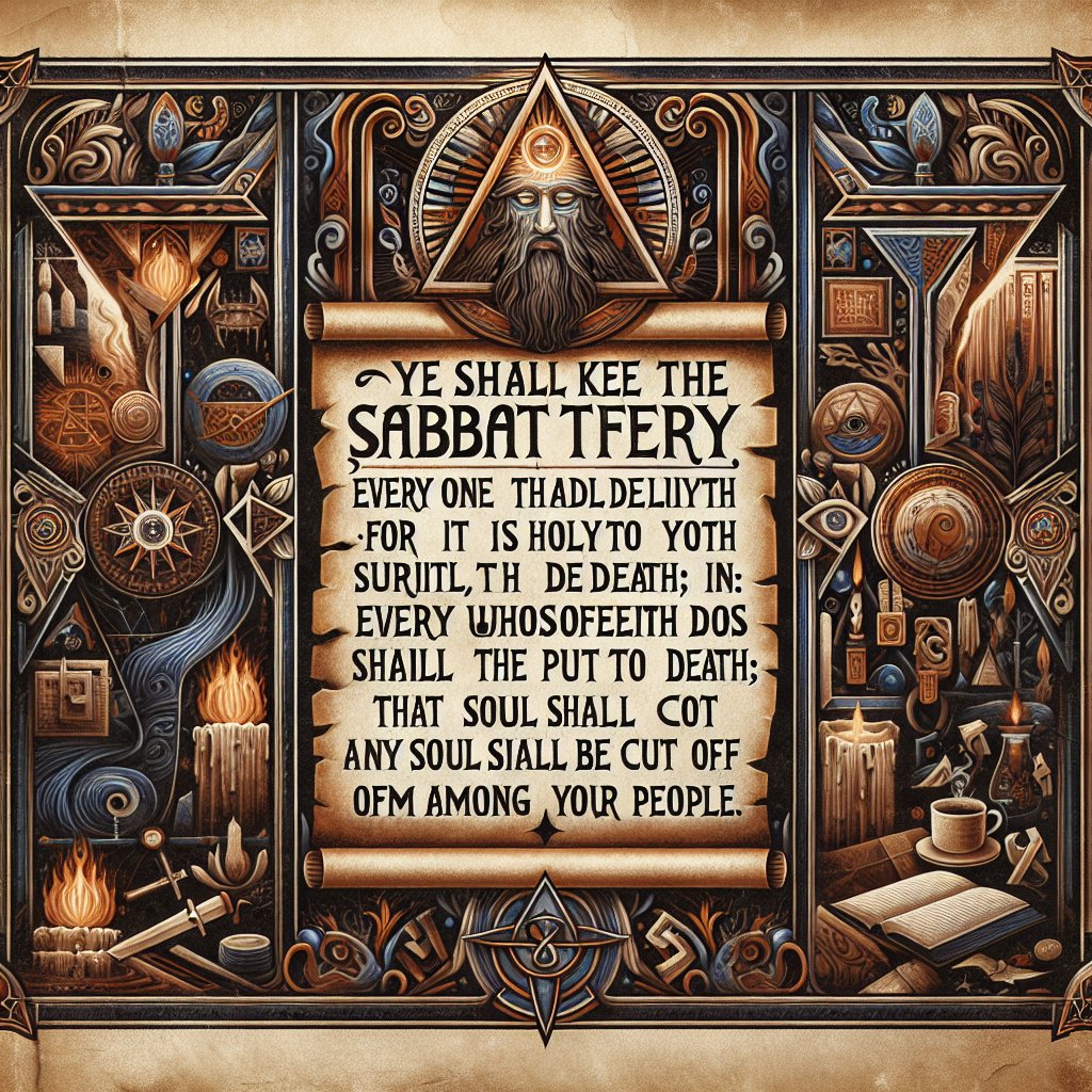 Exodus 31:14 Artwork | Bible Art