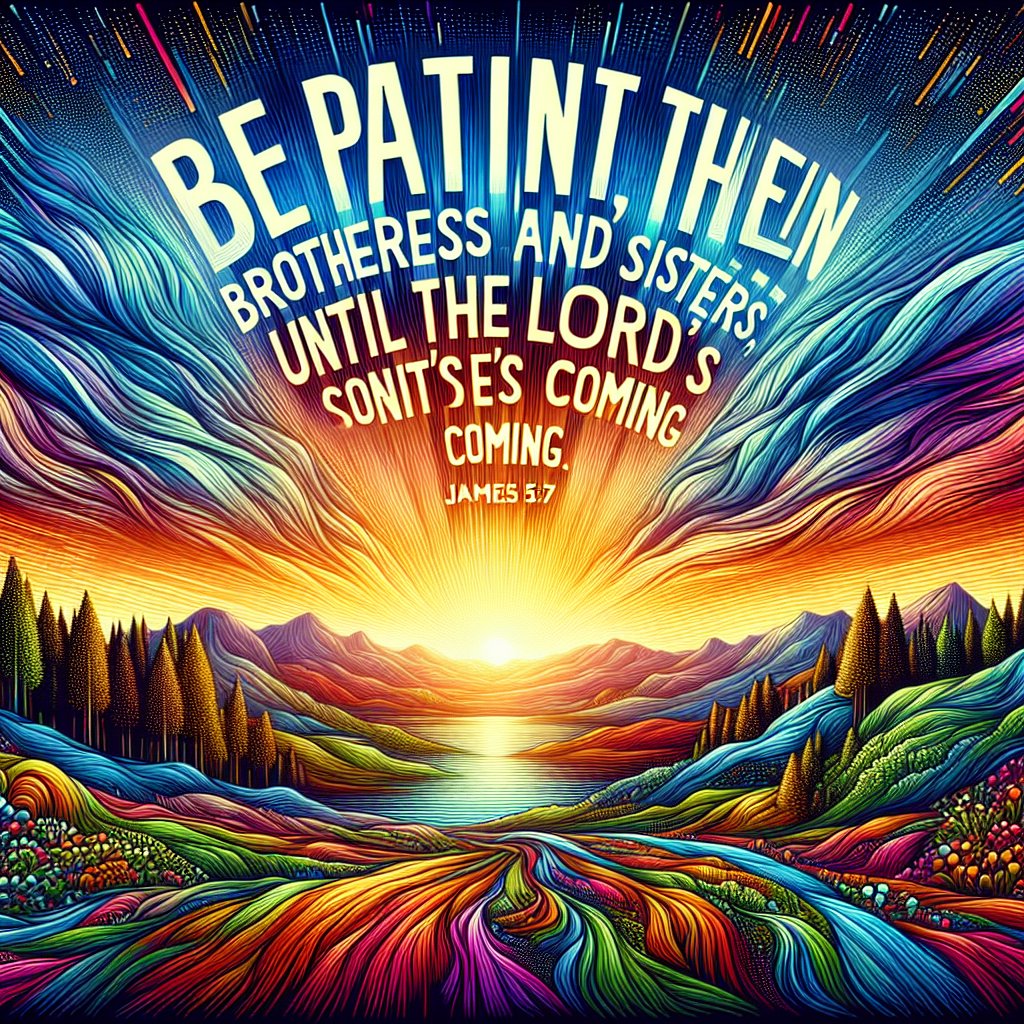 James 5:7 Artwork | Bible Art