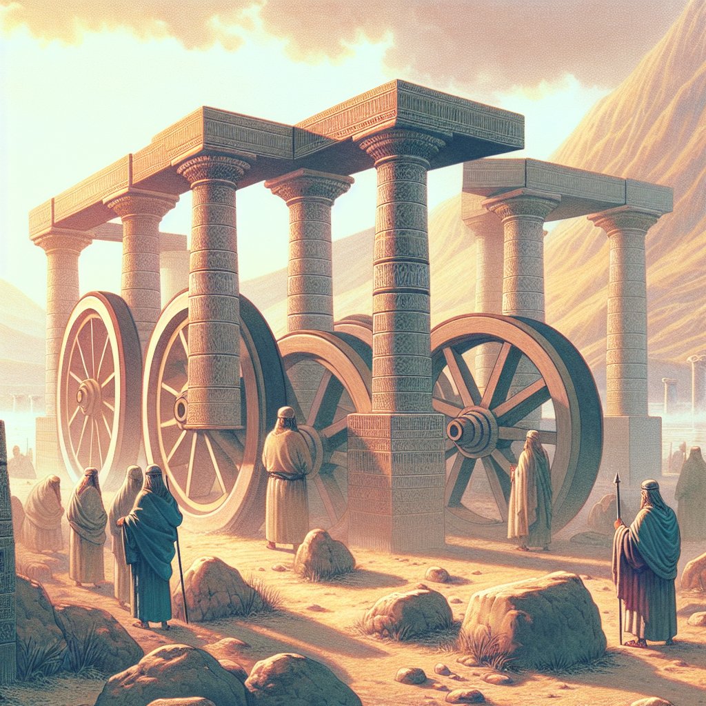 1 Kings 7:42 Artwork | Bible Art