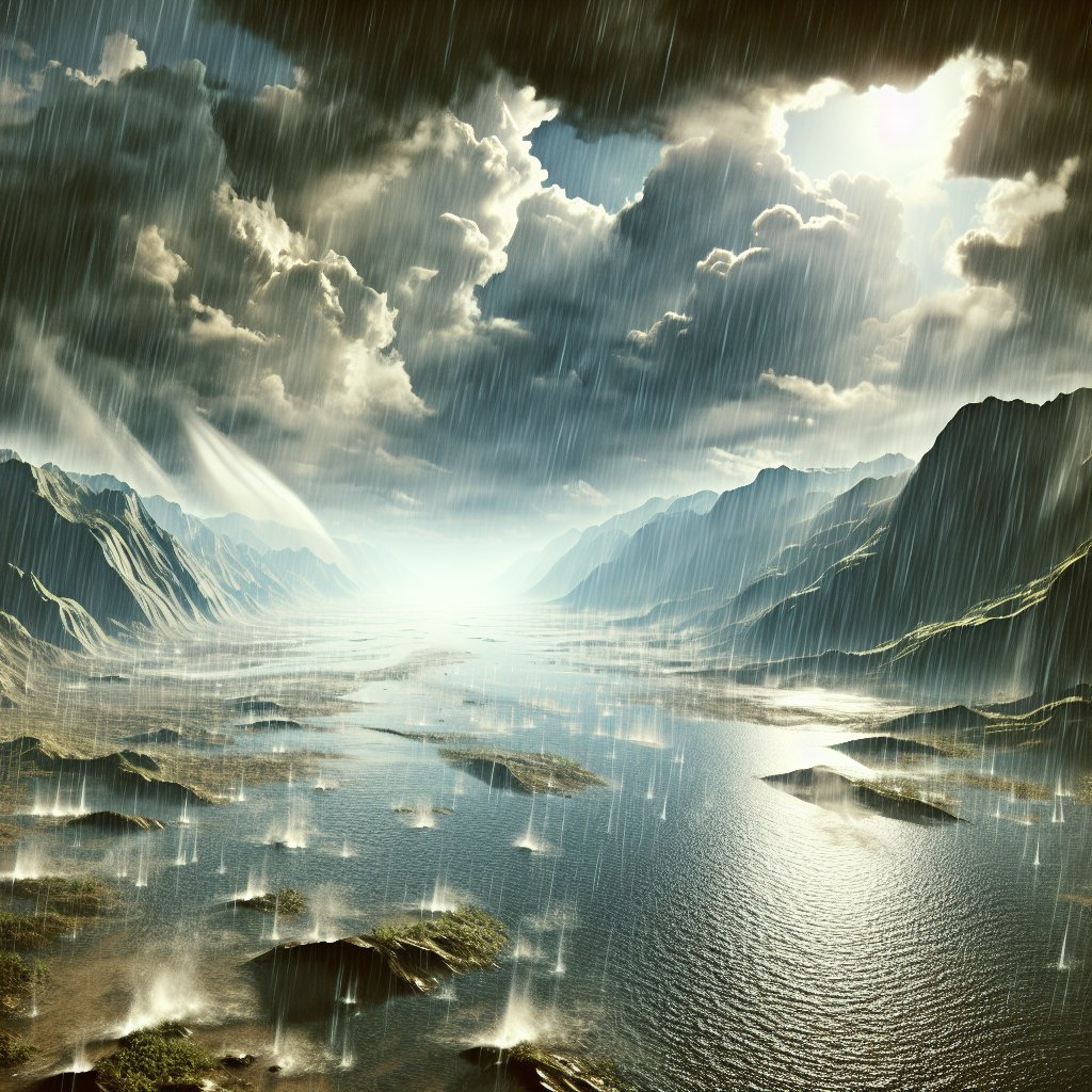 Genesis 7:12 Artwork | Bible Art