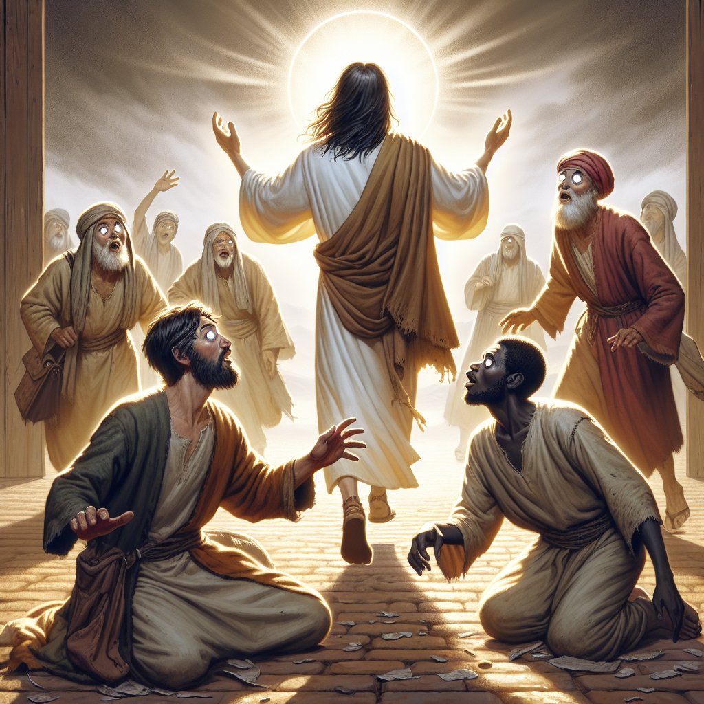 Matthew 9:27 Artwork | Bible Art