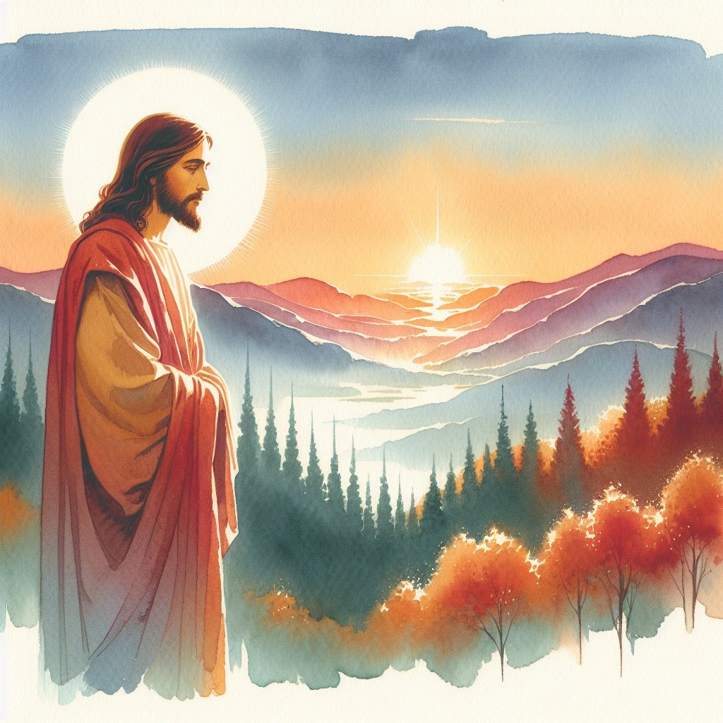 Jesus as the Light o | Bible Art