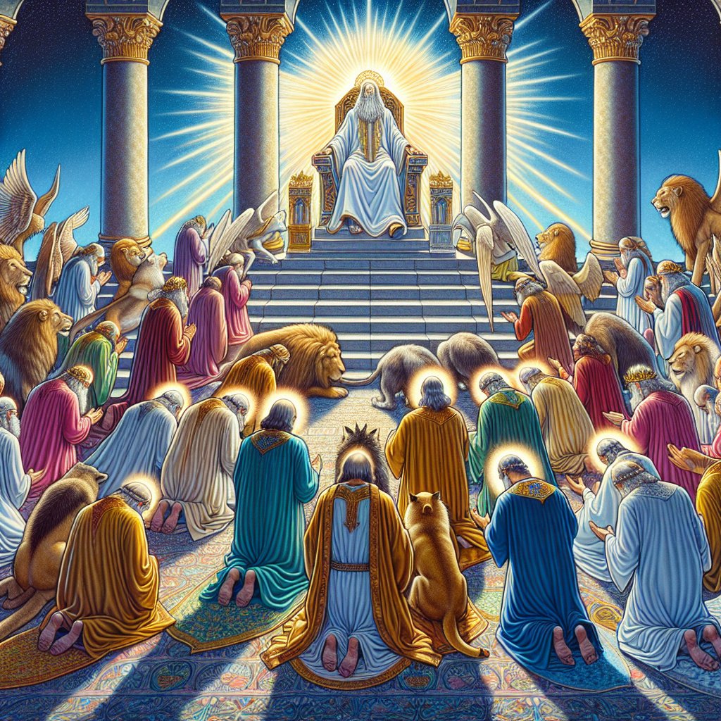 What does Revelation 19:4 mean? | Bible Art What does Revelation 19:4 mean? | Bible Art
