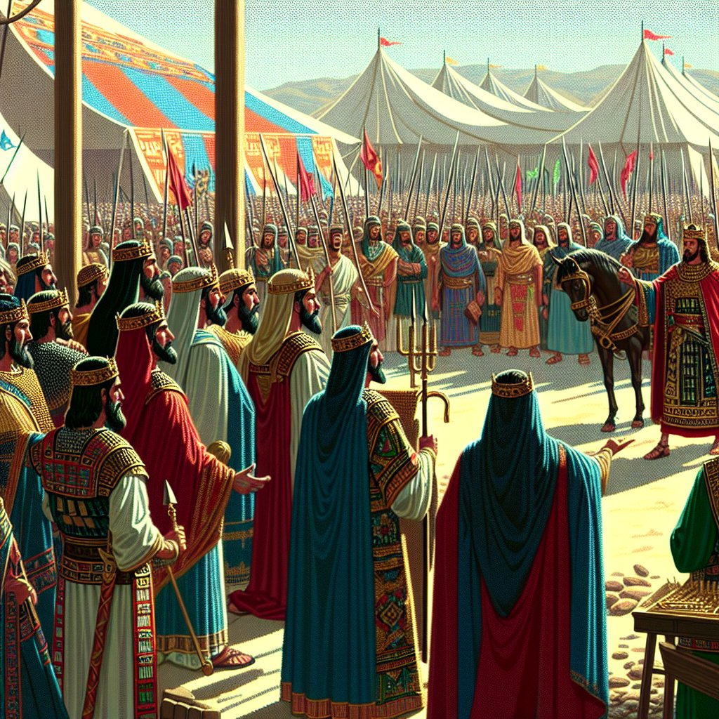 1 Kings 12:21 Artwork | Bible Art