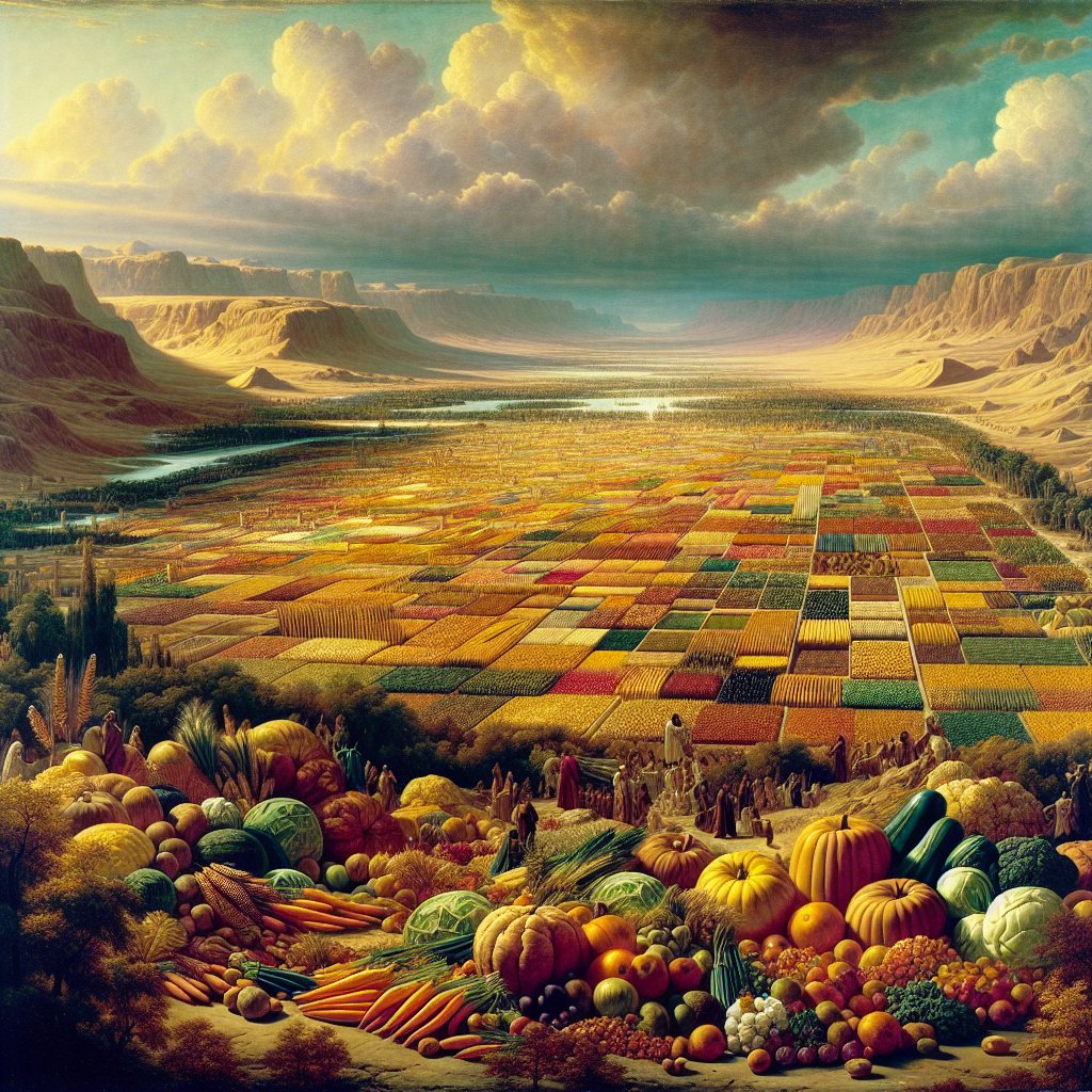 Genesis 41:48 Artwork | Bible Art