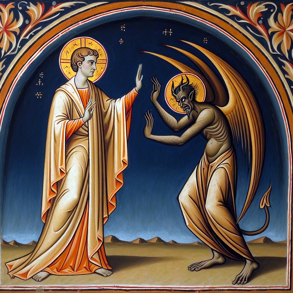 Rebuke the devil and | Bible Art