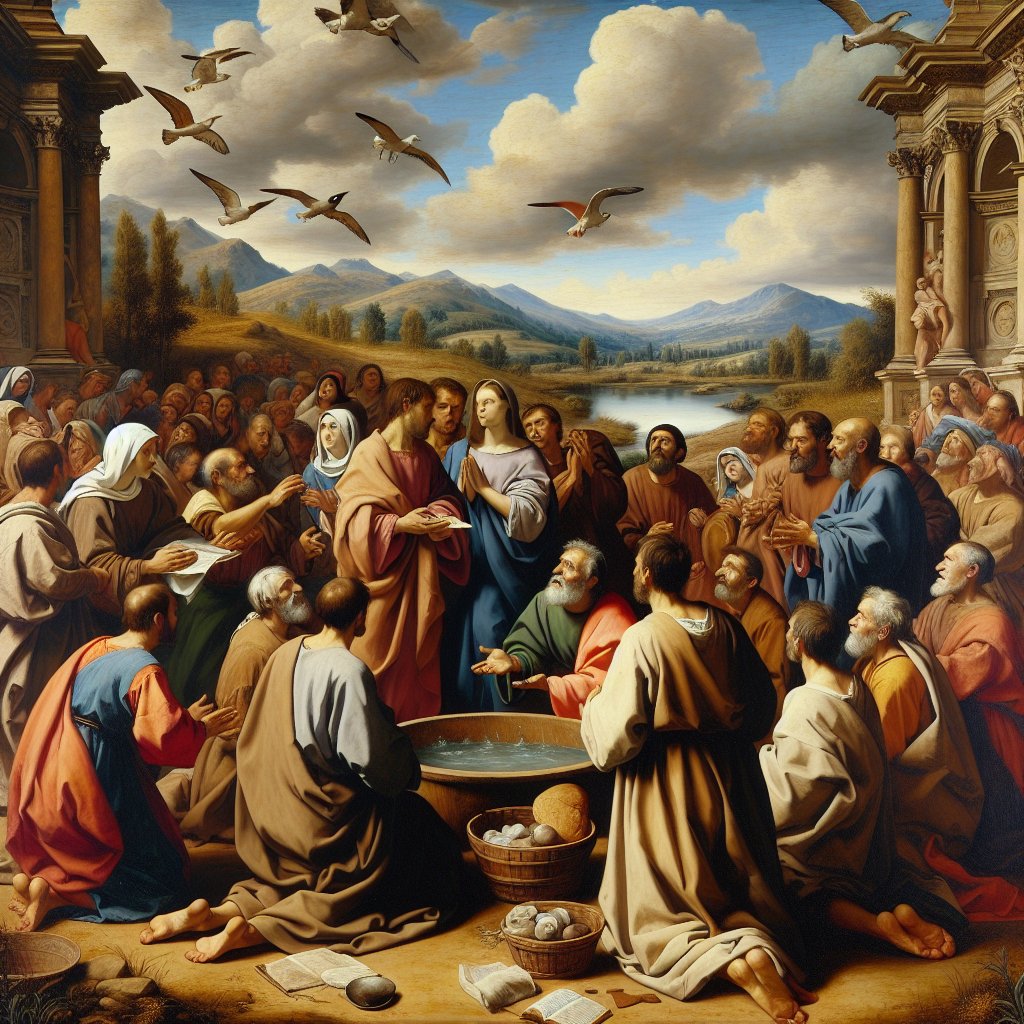 Acts 2:41-42 Artwork | Bible Art