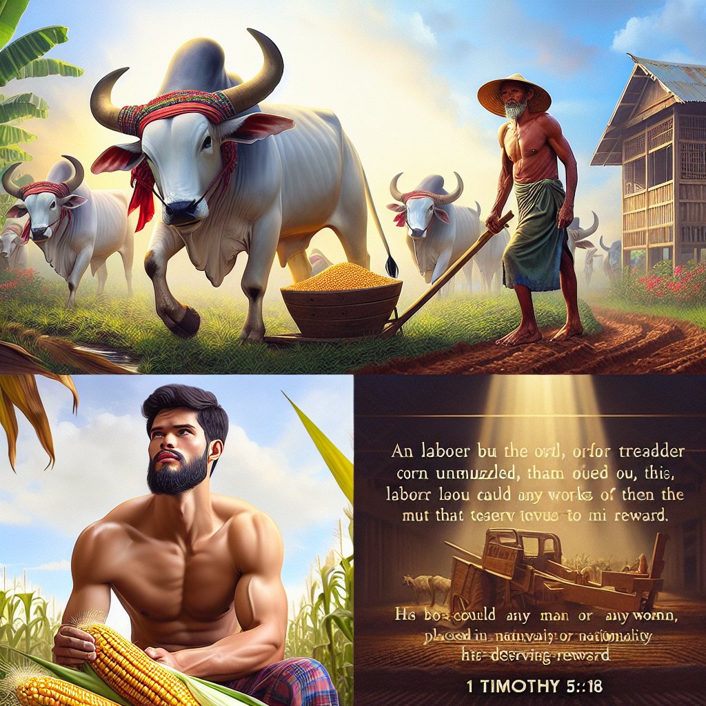 1 Timothy 5:18 Artwork | Bible Art