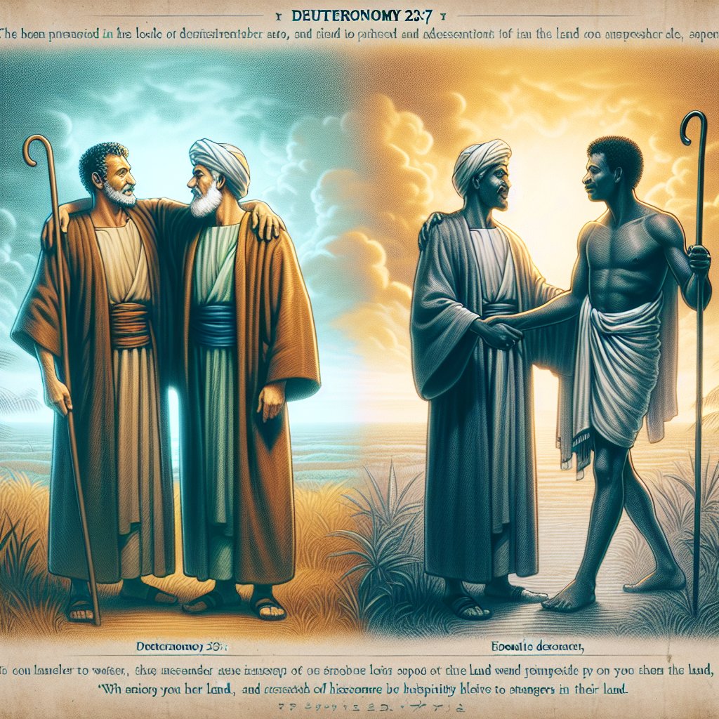 Deuteronomy 23:7 Artwork | Bible Art