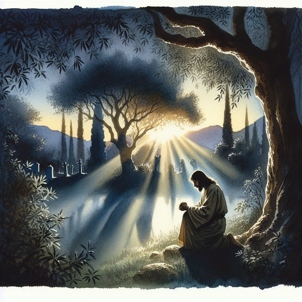 Jesus and the fig tr | Bible Art