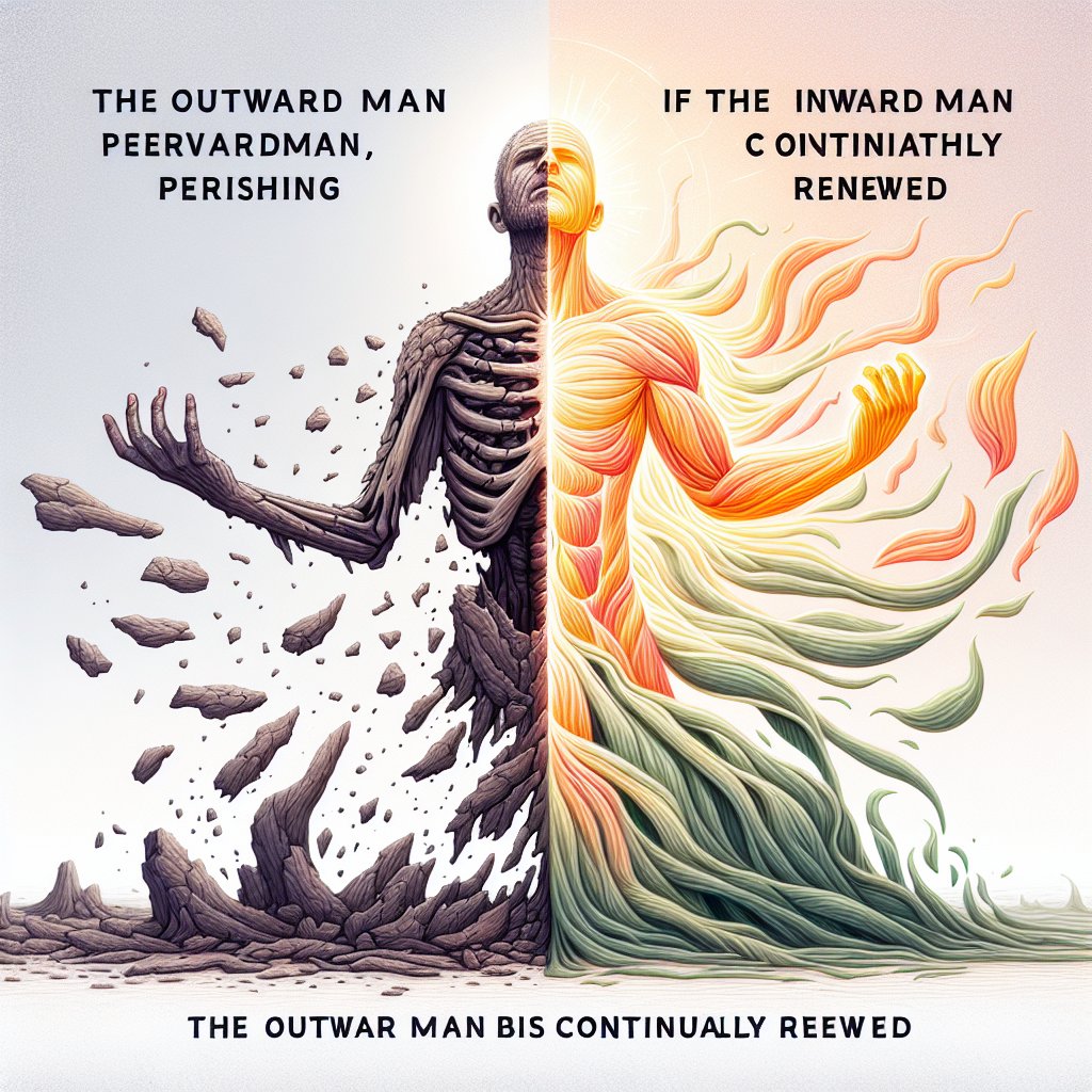 2 Corinthians 4:16 Artwork | Bible Art