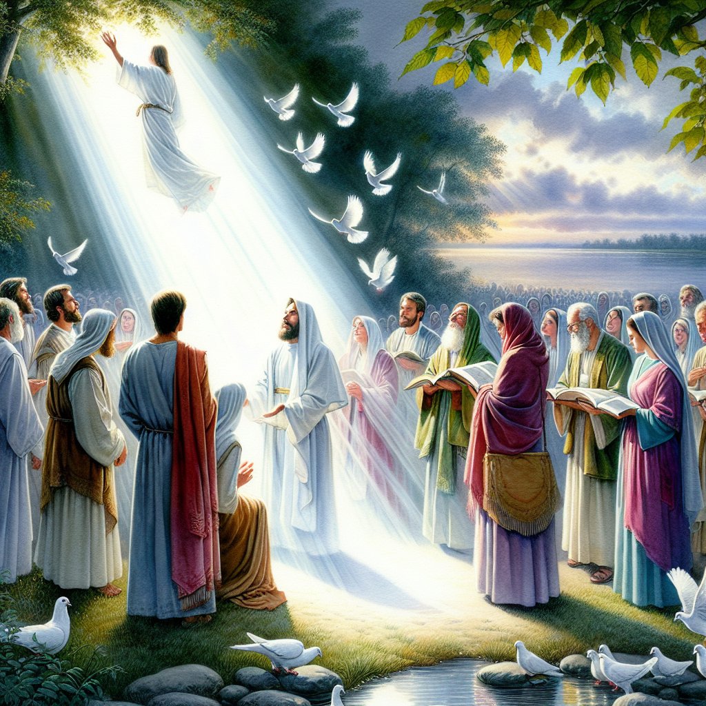 Jesus as the Light o | Bible Art