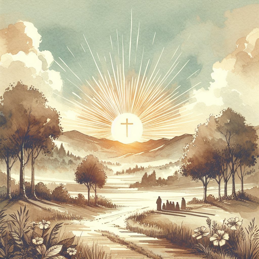 Jesus with a sword | Bible Art