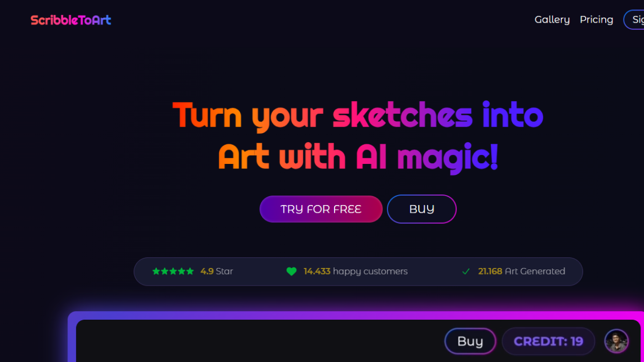 Scribbletoart - BestofAI