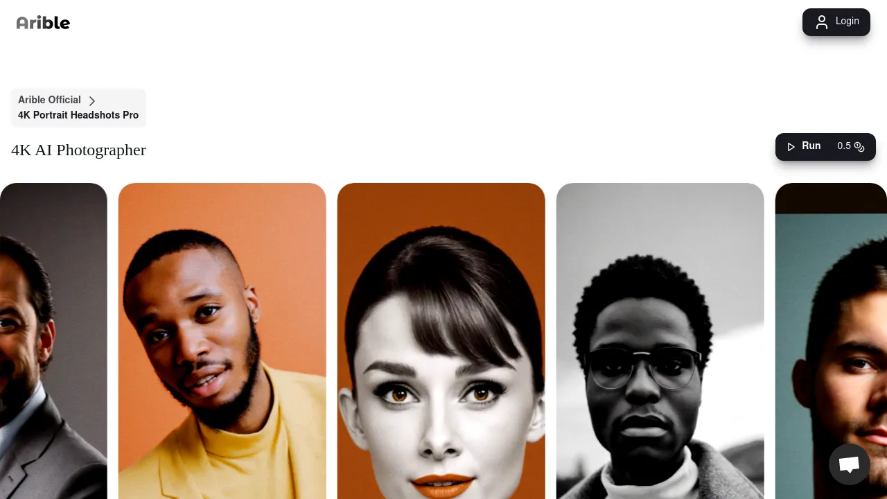 4K Portrait Headshots Pro - BestofAI