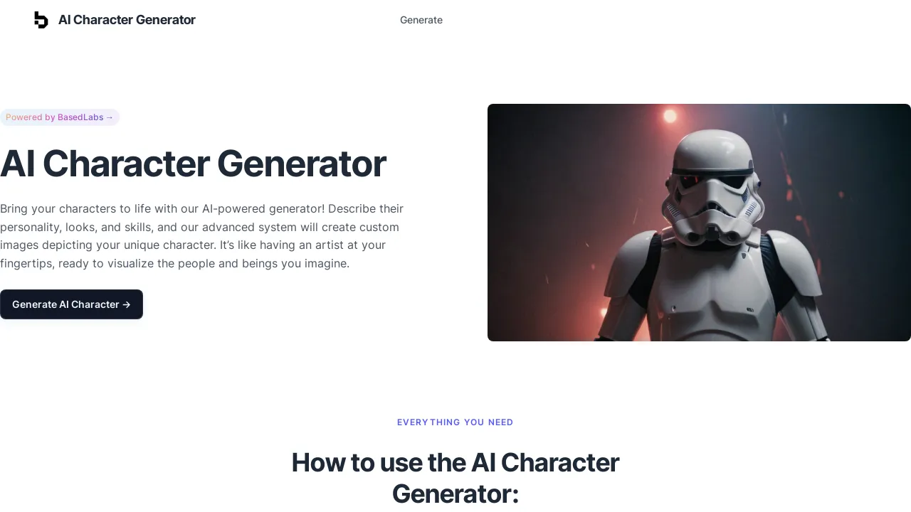 AI Character Generator - BestofAI