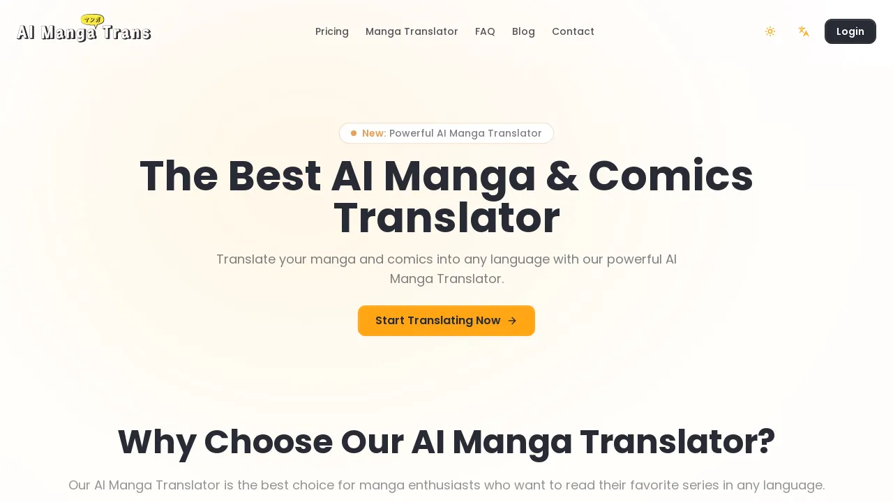 AI Comic Translator - BestofAI