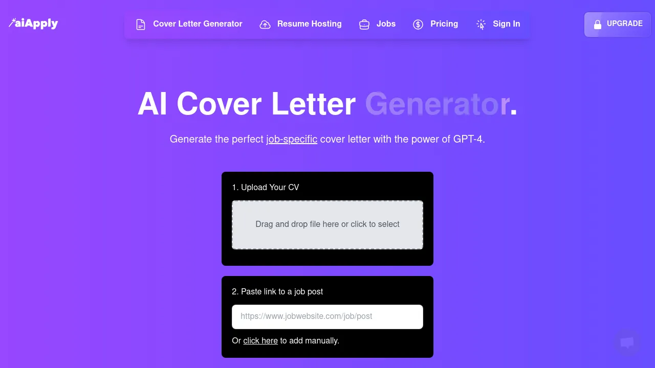 AI Cover Letter Generator by AIApply - BestofAI