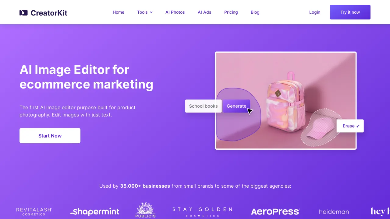 AI Image Editor for E-commerce - BestofAI