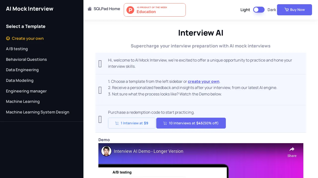 AI Mock Interview - BestofAI