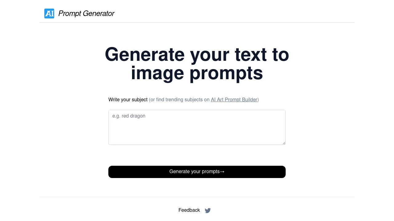 AI Prompt Generator - BestofAI