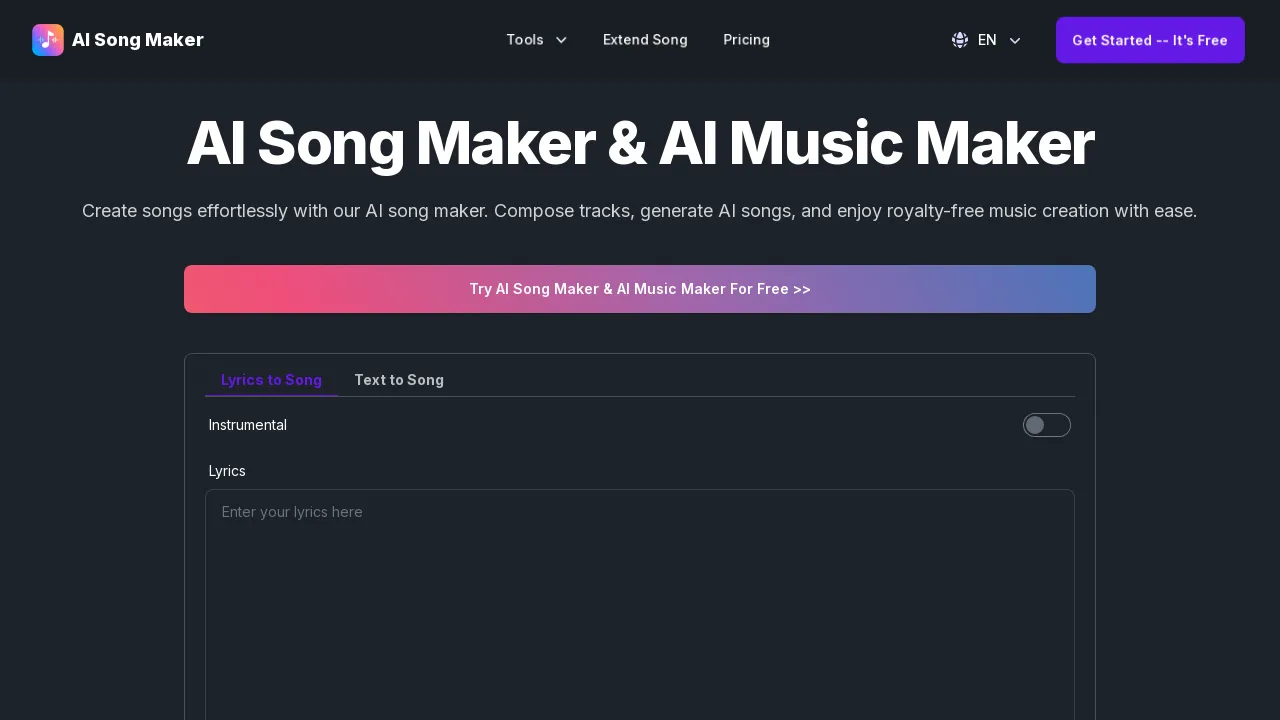 AI Song Maker - BestofAI