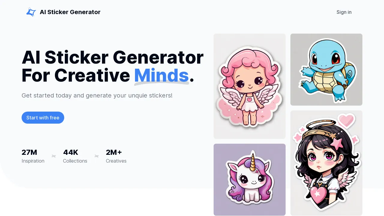 AI Sticker Generator - BestofAI