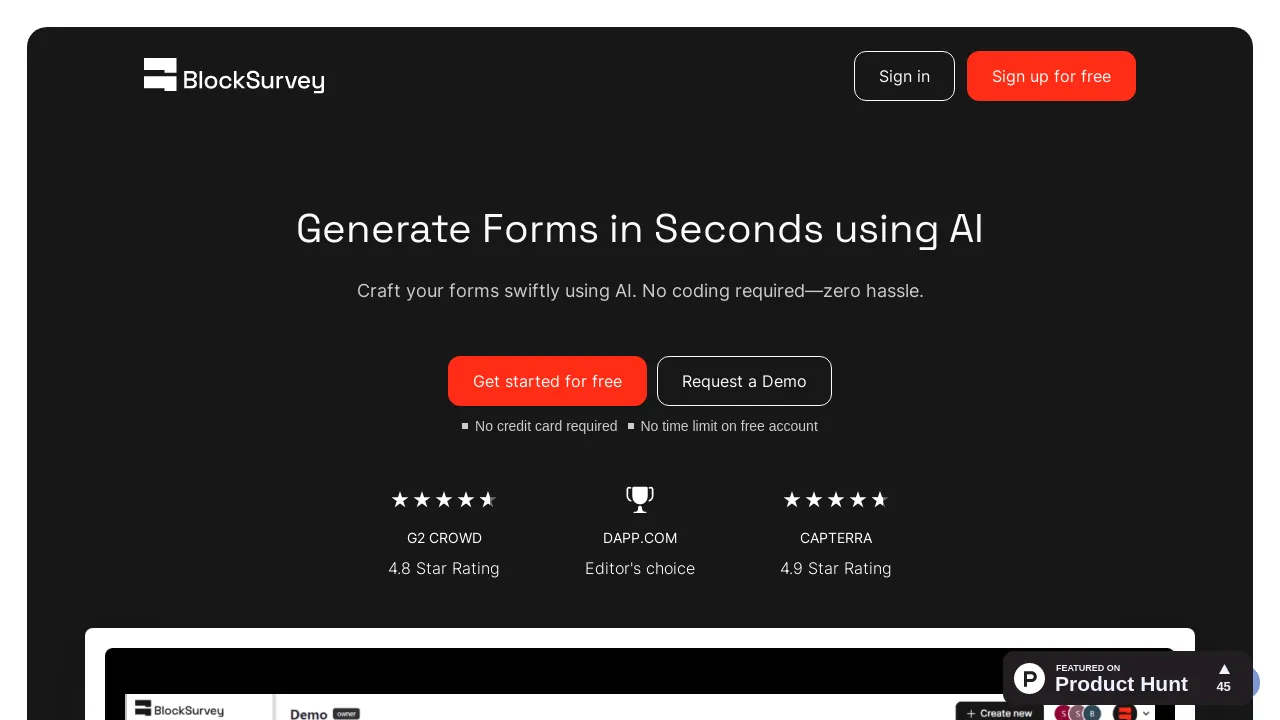 AI-Powered Form Generator - BestofAI