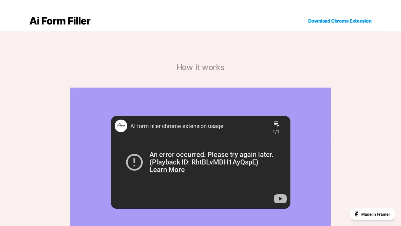 Ai Form Filler - BestofAI
