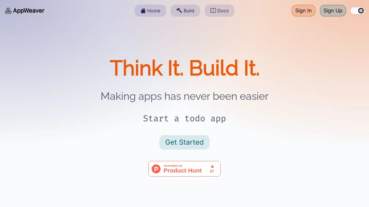 AppWeaver - BestofAI