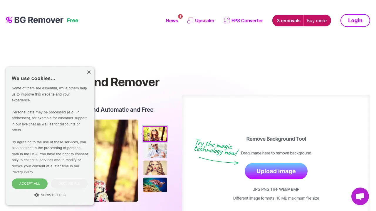 BG Remover - BestofAI