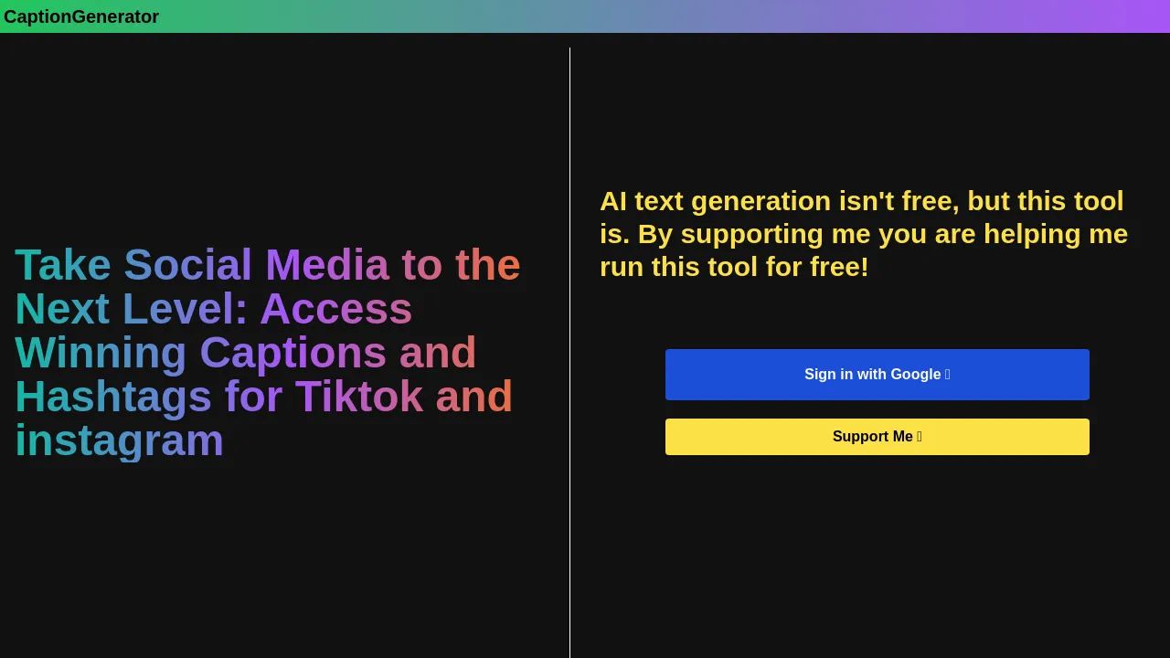 Captiongenerator - BestofAI