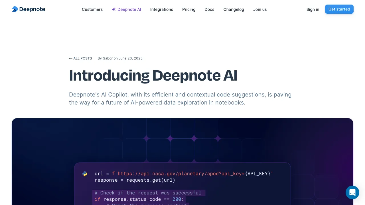 Deepnote - BestofAI