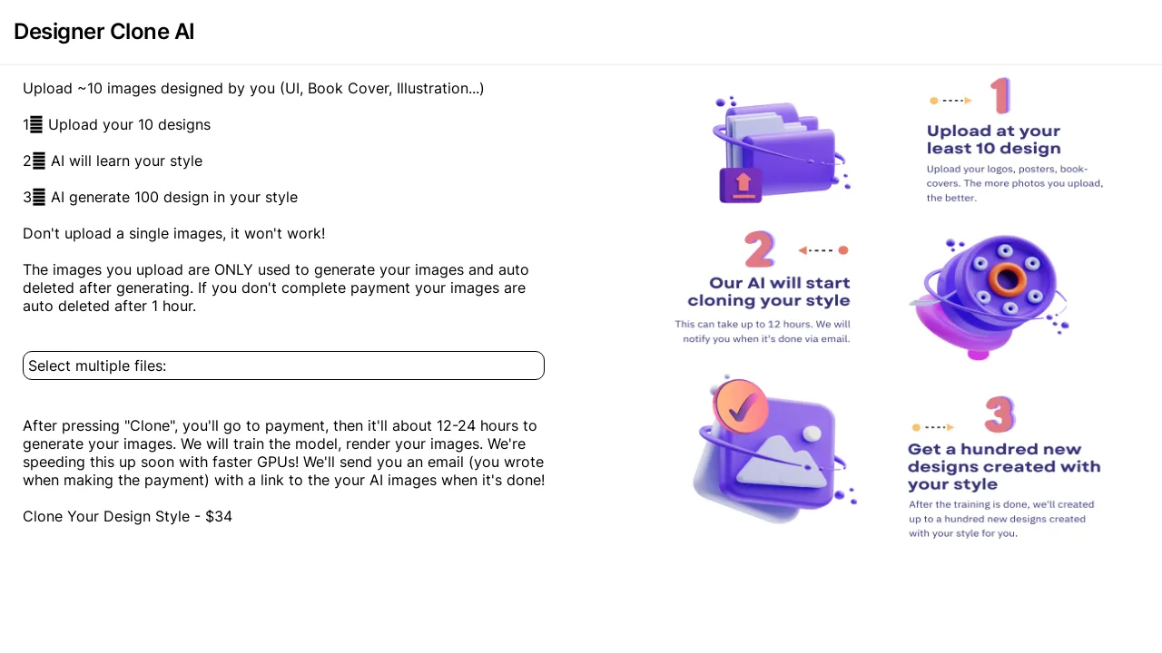 Designer Clone AI - BestofAI