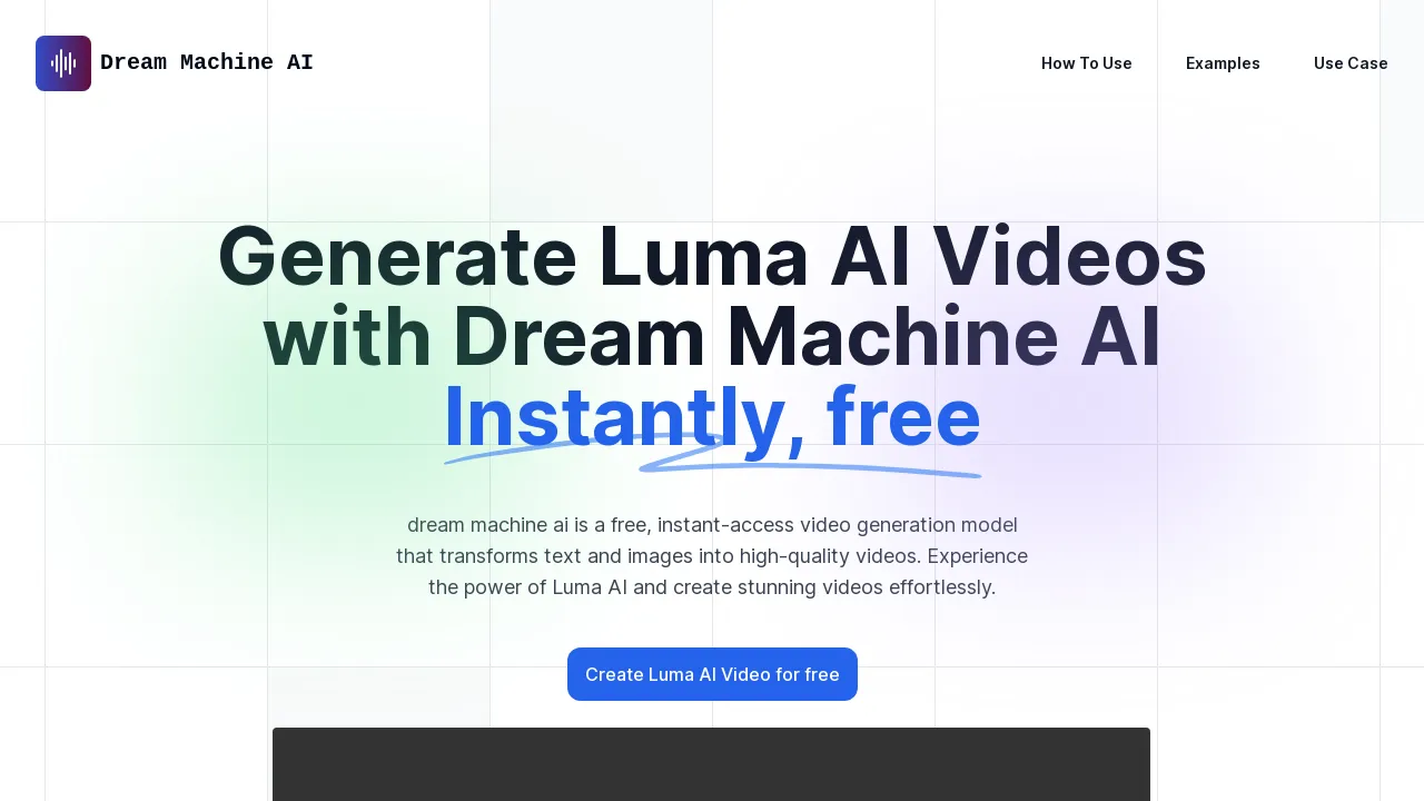 Dream Machine AI - BestofAI