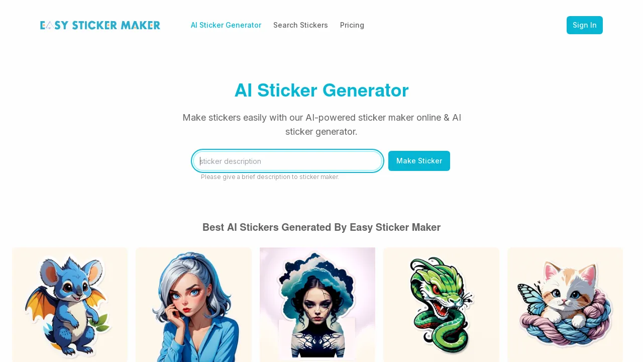 Easy Sticker Maker - BestofAI