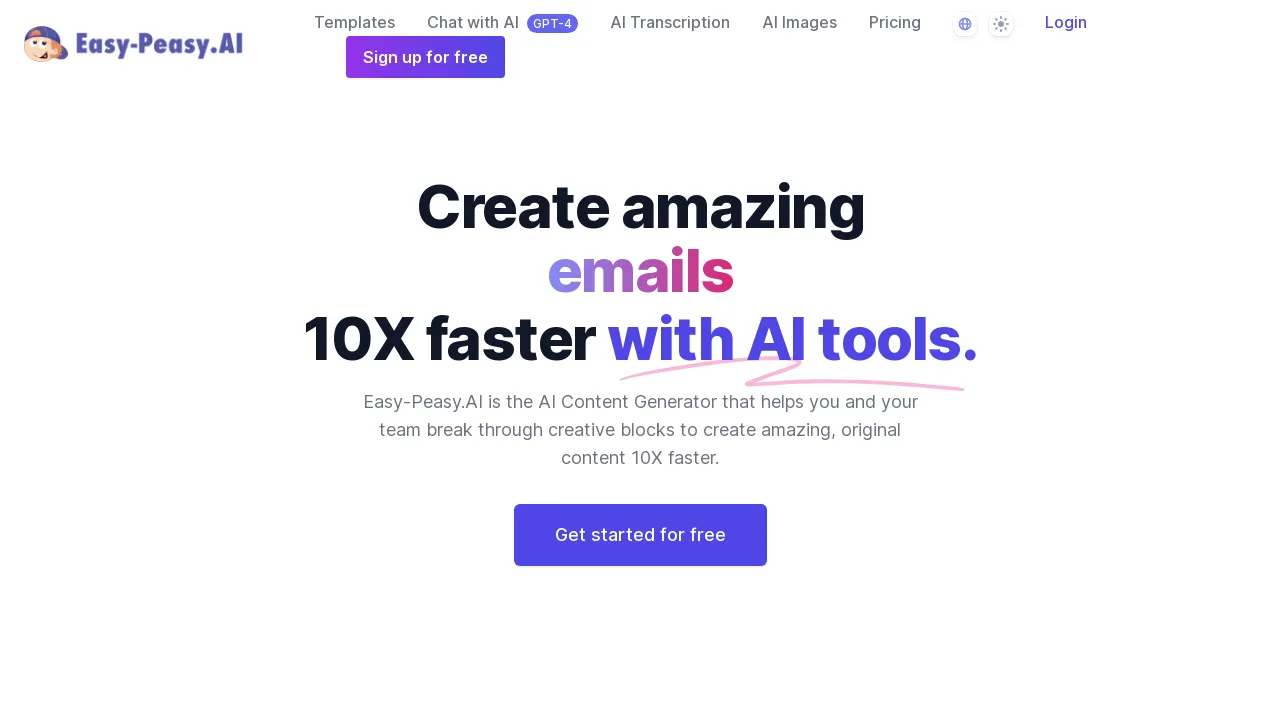 Easy-Peasy.AI - BestofAI