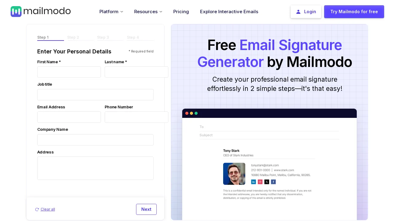 Email Signature Generator - BestofAI