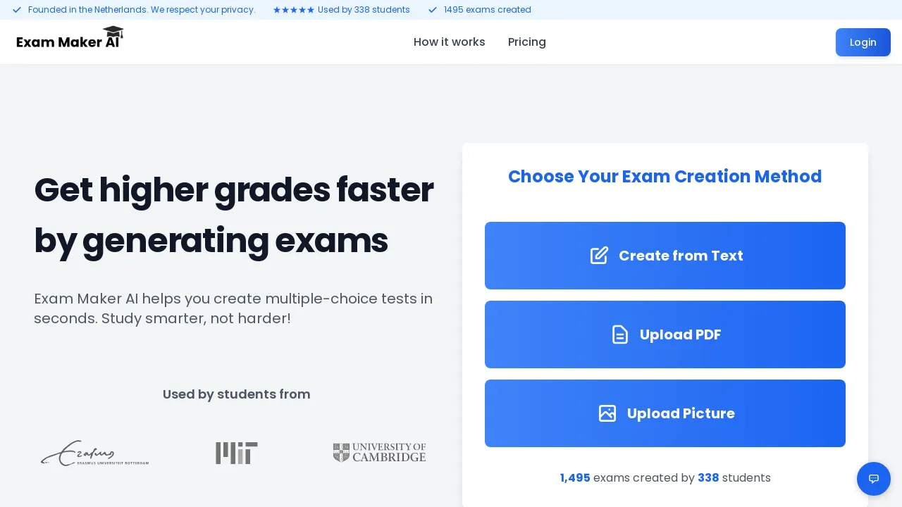Exam Maker AI - BestofAI