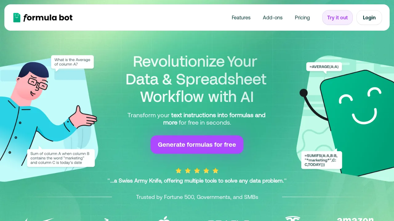 Excel Formula Bot - BestofAI