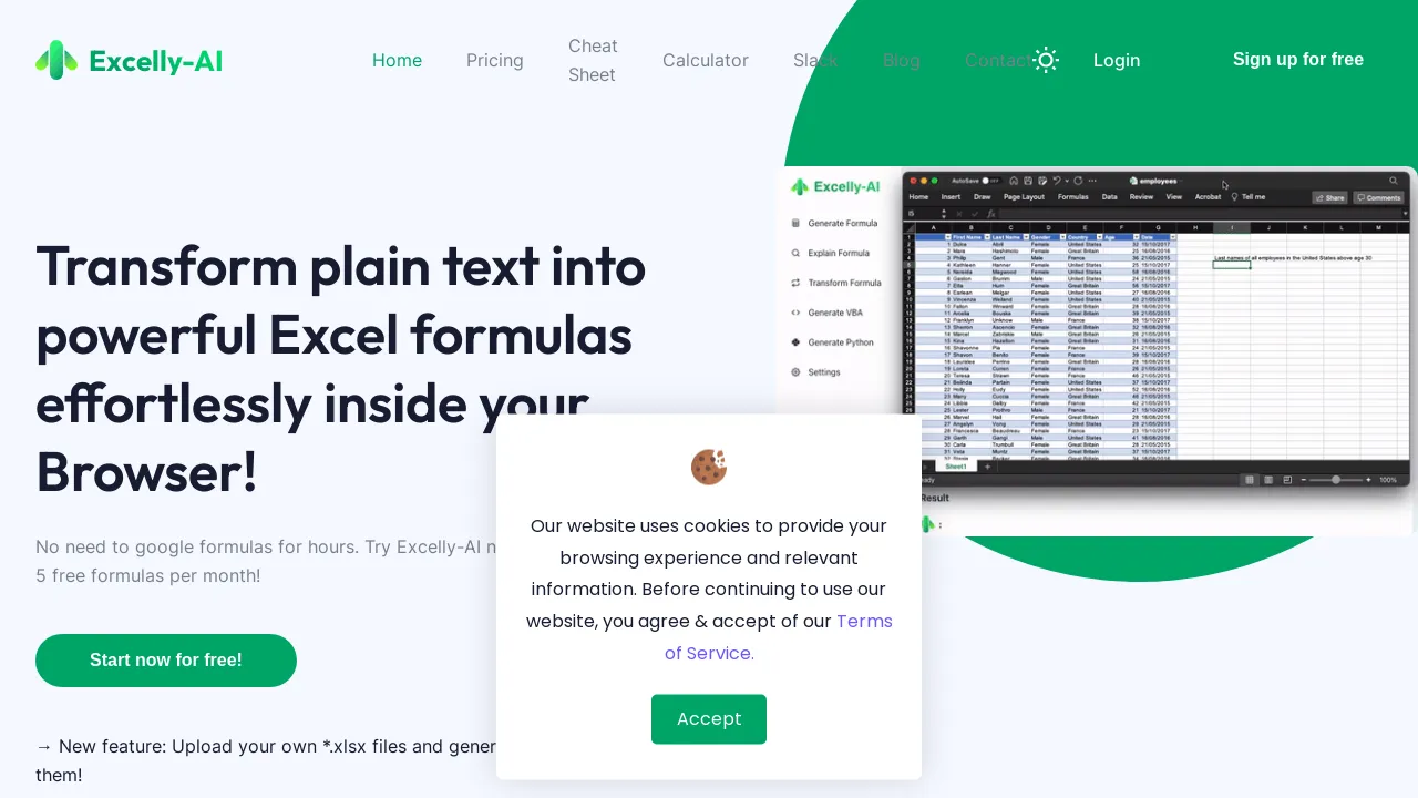 Excelly-AI - BestofAI