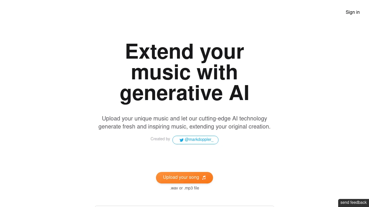 Extend music - BestofAI